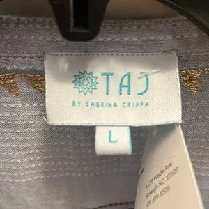 TAJ by Sabrina Crippa | Dresses | Taj By Sabrina Crippa Blue And Gold ...